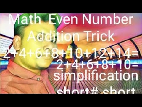 Simplification Short Tricks Even Number Addition Trick Youtube