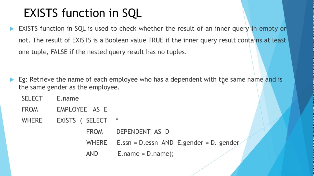 Nested Query Sql Youtube