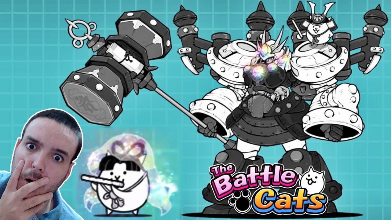 The Battle Cats 199 A Legend Rare Ushiwakamaru E O Colossal Benkei