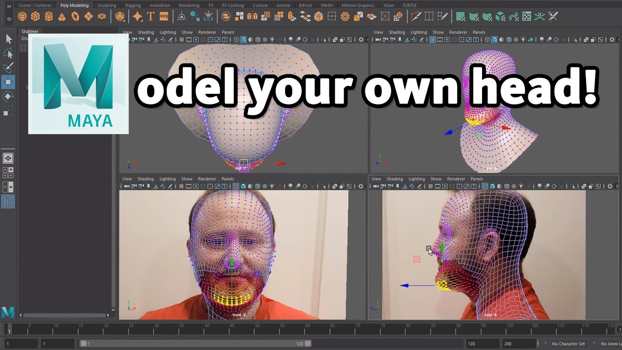 Maya Quick Tip Setting Up Background Images For Modeling Reference