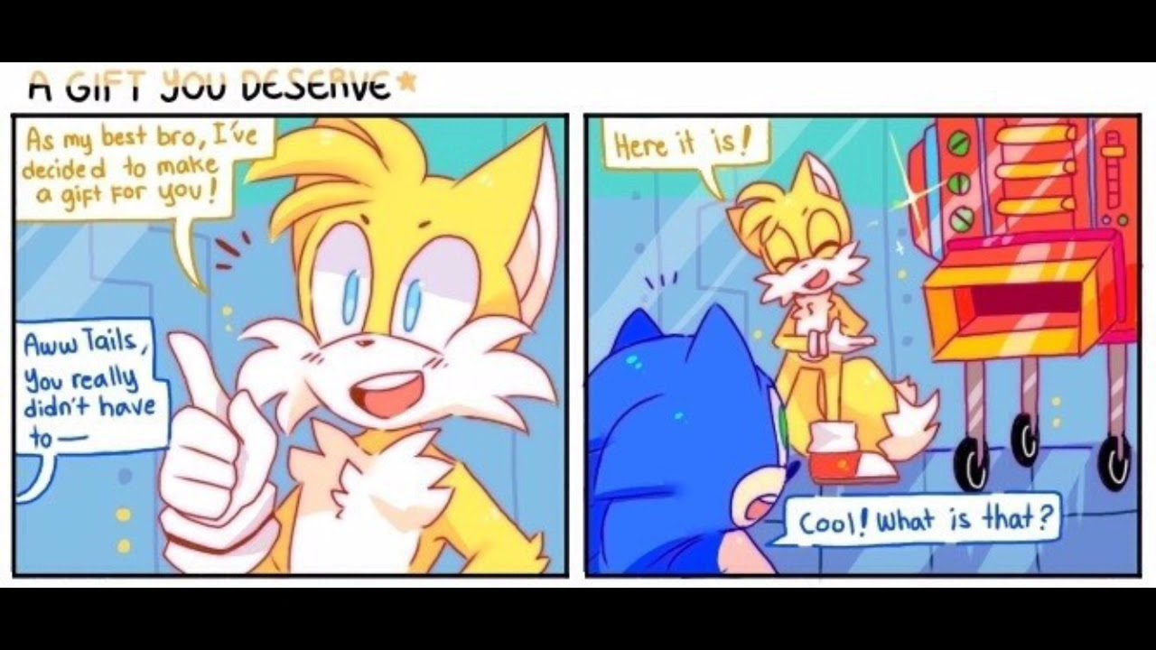 A Gift You Deserve Sonic And Tails Comic Dub English Youtube