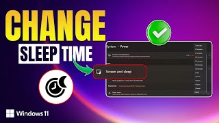 How To Change Sleep Time Windows 11 On Pc Sleep Settings On Windows 11 ...
