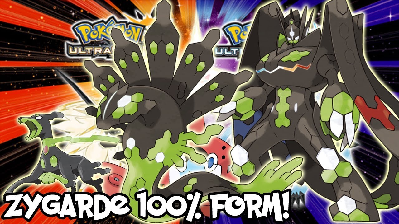 Pokemon Ultra Moon Getting Zygarde 100 Form Dex Completion Youtube
