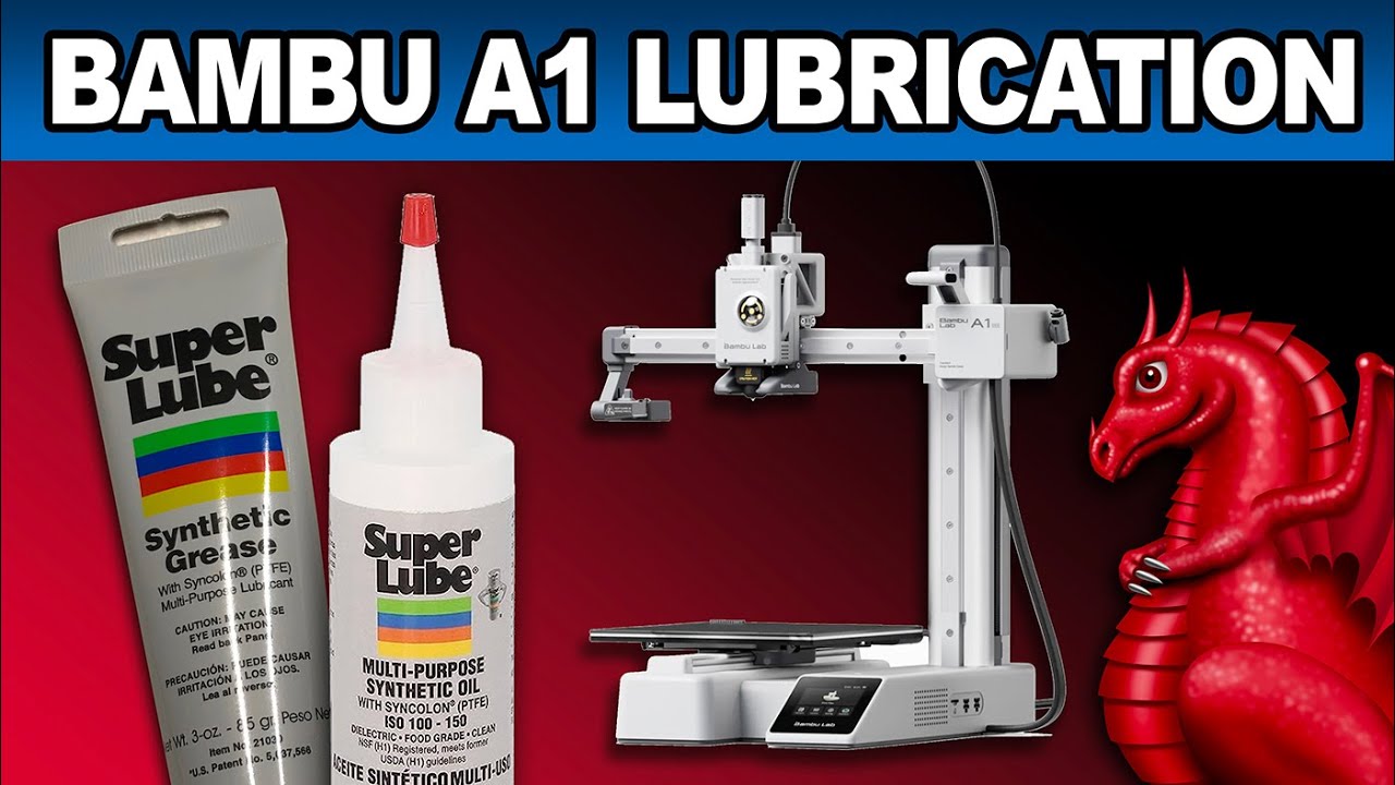 How To Lubricate The Bambu Lab A1 A1 Mini Youtube