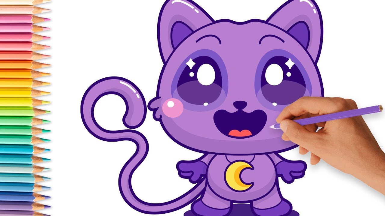 Cómo Dibujar A Catnap Fácil Al Estilo Kawaii De Poppy Playtime