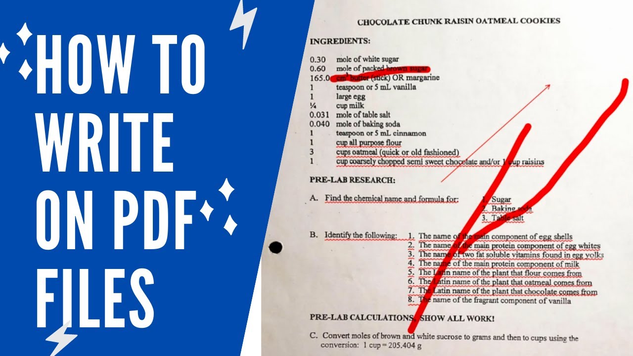 How To Write On Pdf Files Make Easy Youtube