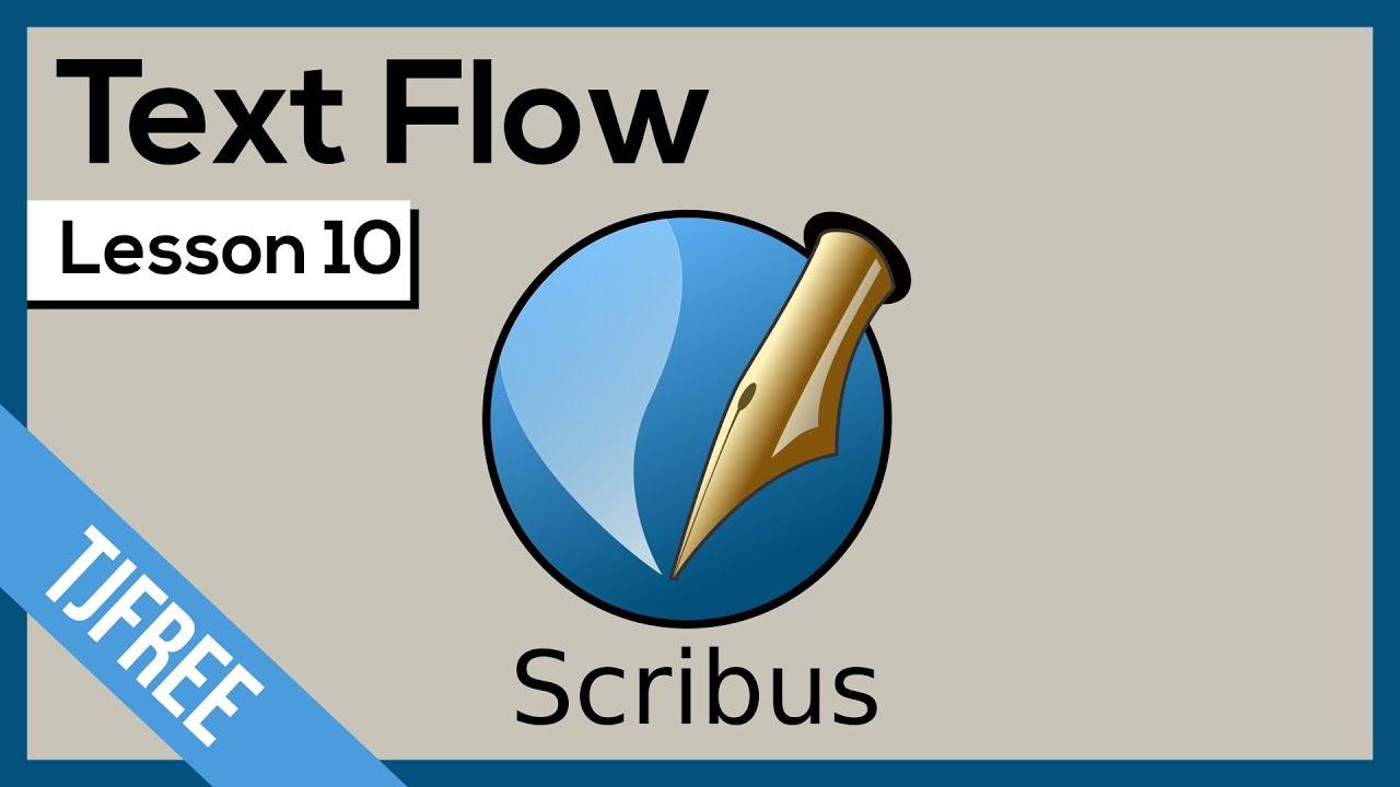 Scribus Lesson 10 Flow Text Around Image Frame Youtube