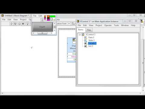 Labview Start Button Xcontrol Youtube