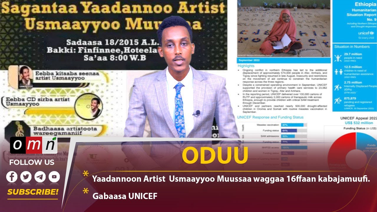 Omn Oduu Sadaasa 1 2022 Youtube