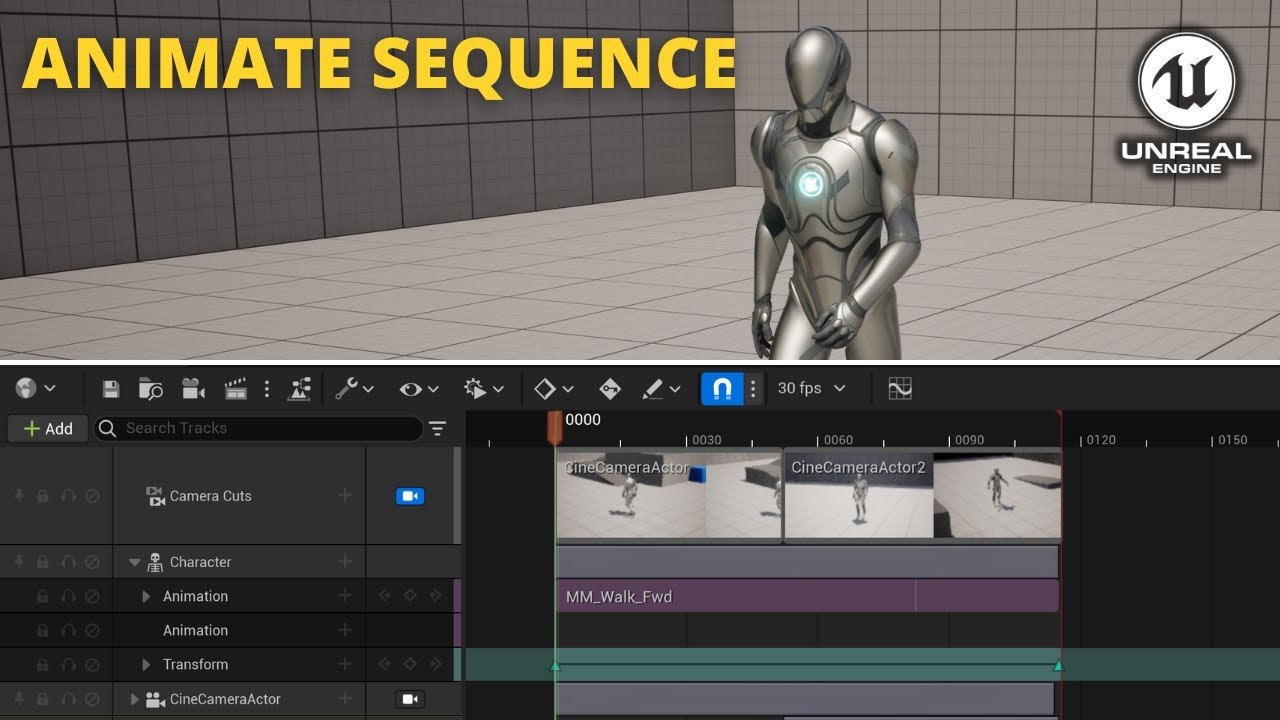 How To Animate A Sequence In Unreal Engine 5 Easy Youtube