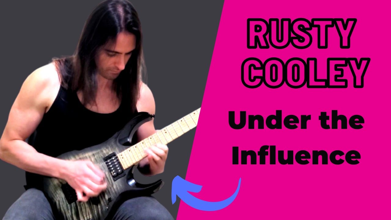 How To Play Rusty Cooley Under The Influence Intro Youtube