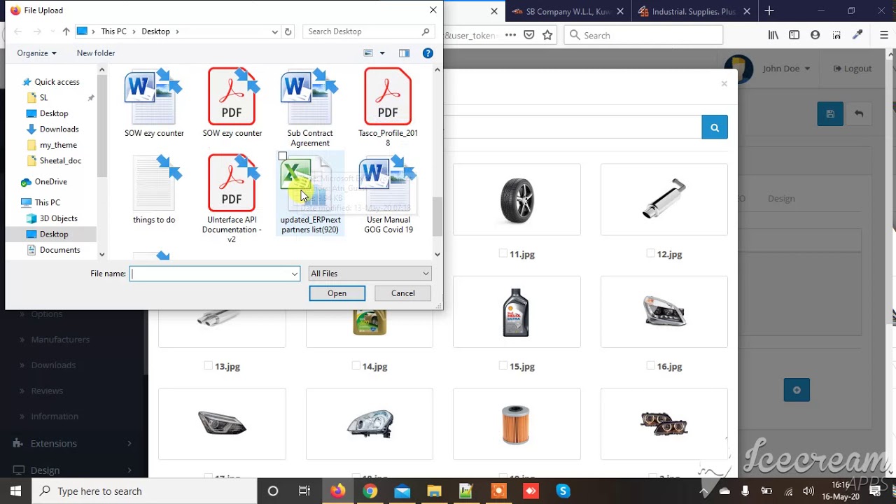 Image Upload Opencart Youtube