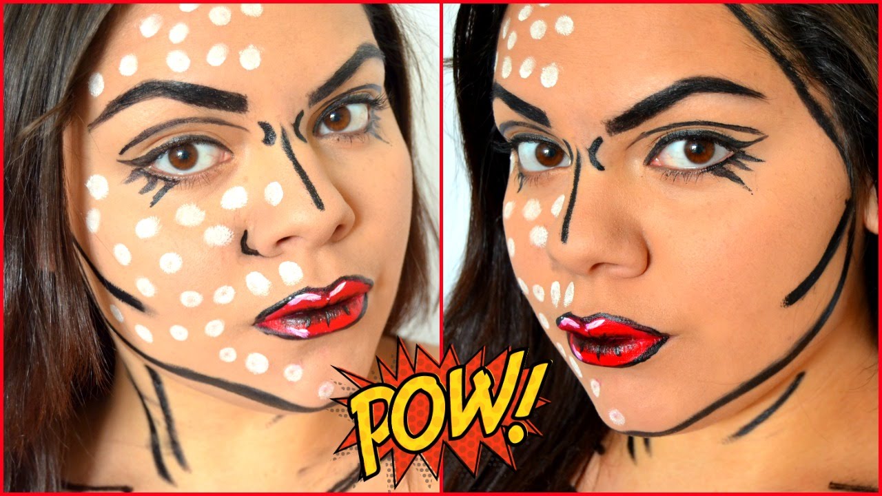 Comic Book Pop Art Makeup Tutorial Saubhaya Makeup