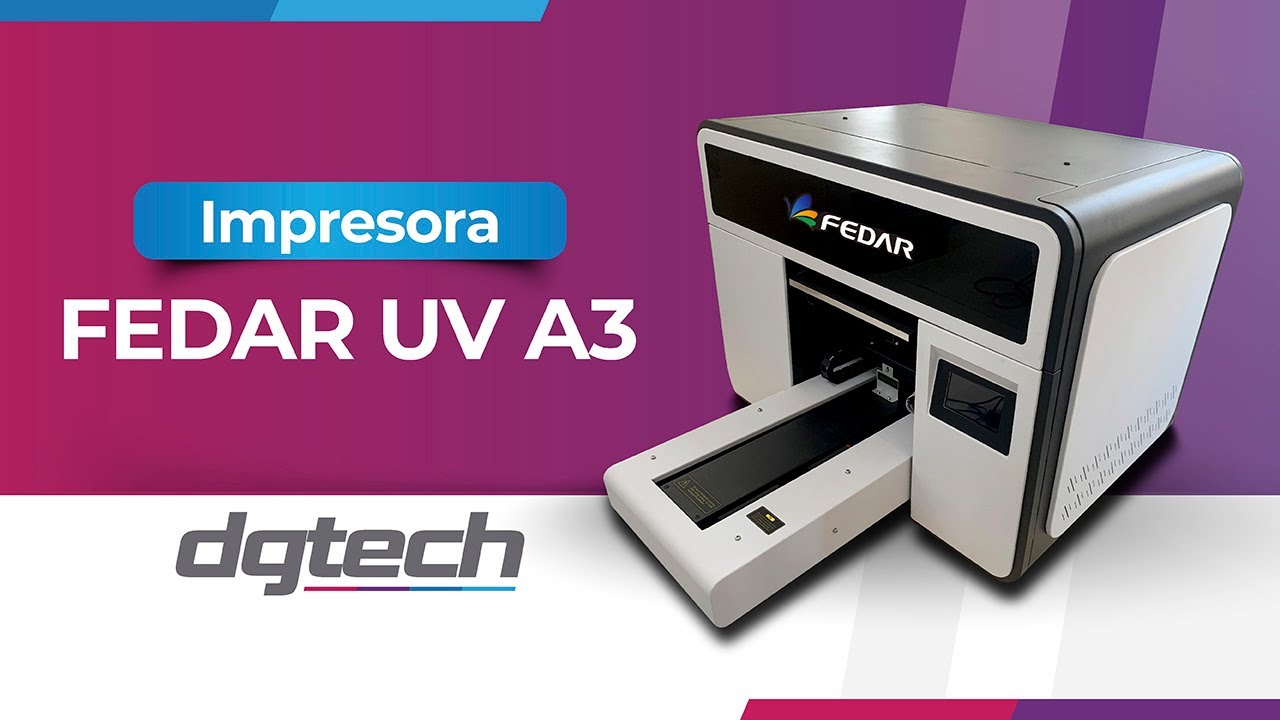Impresora Fedar A3 Uv Impresión Directa Sobre Vidrio Porcelana