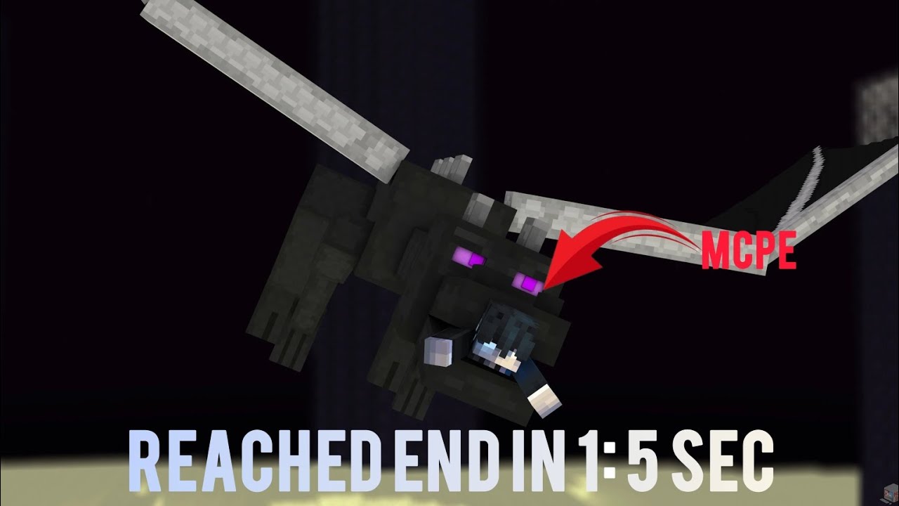 Reached End In 1 5 Sec Minecraft Speedrun Recorde Youtube