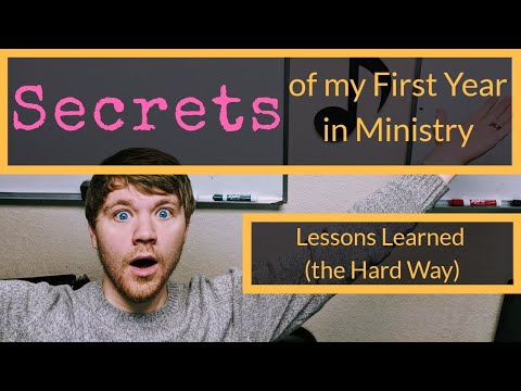 My First Year In Ministry Secrets And Lessons Learned The Hard Way
