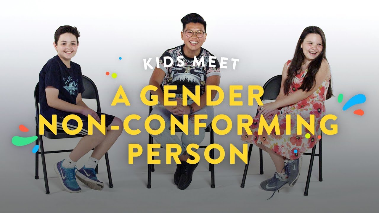 Kids Meet A Gender Non Conforming Person Kids Meet Hiho Kids Youtube