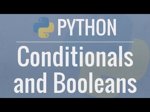 Python Tutorial For Beginners 6 Conditionals And Booleans If Else