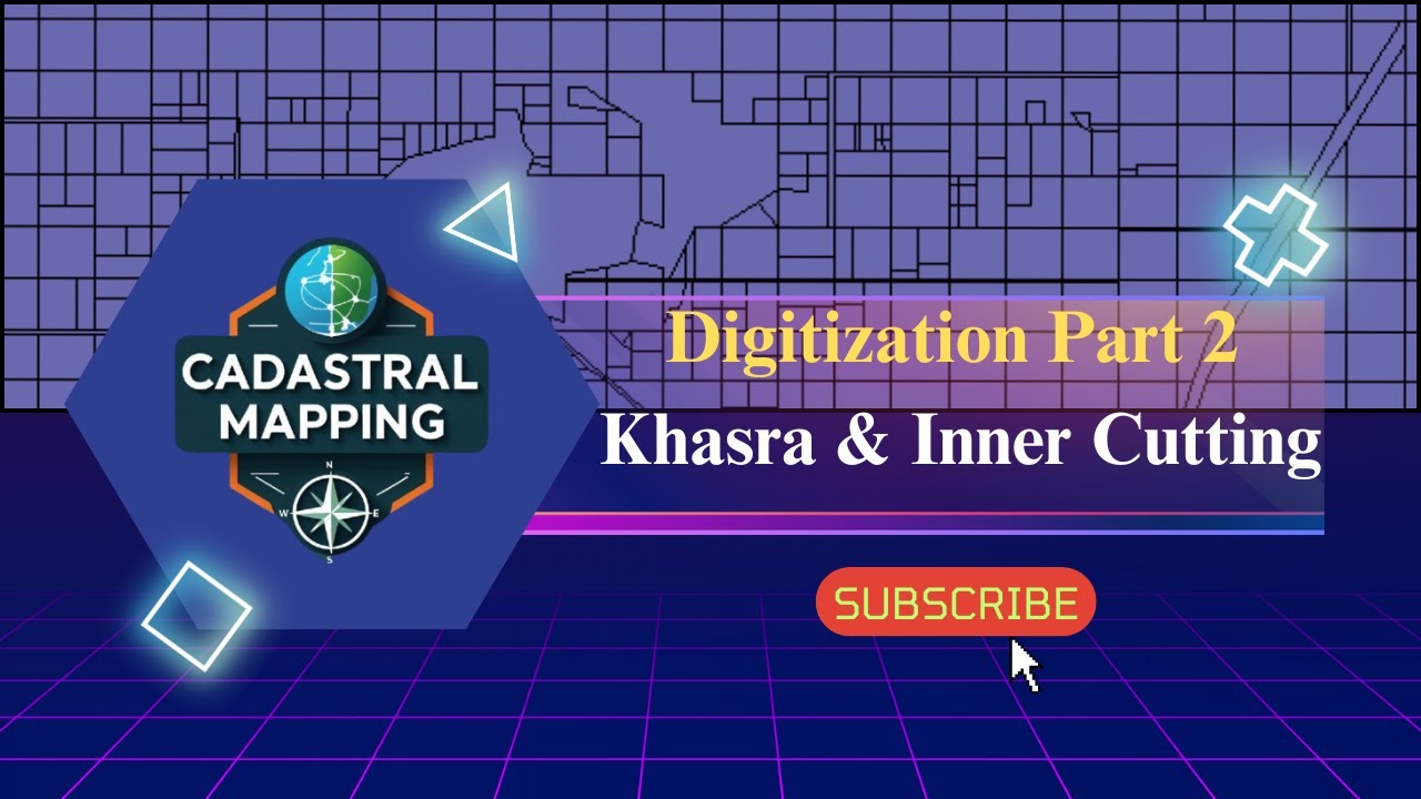 Digitization Part 2 Gis Mapping Khasra Boundary Digitization