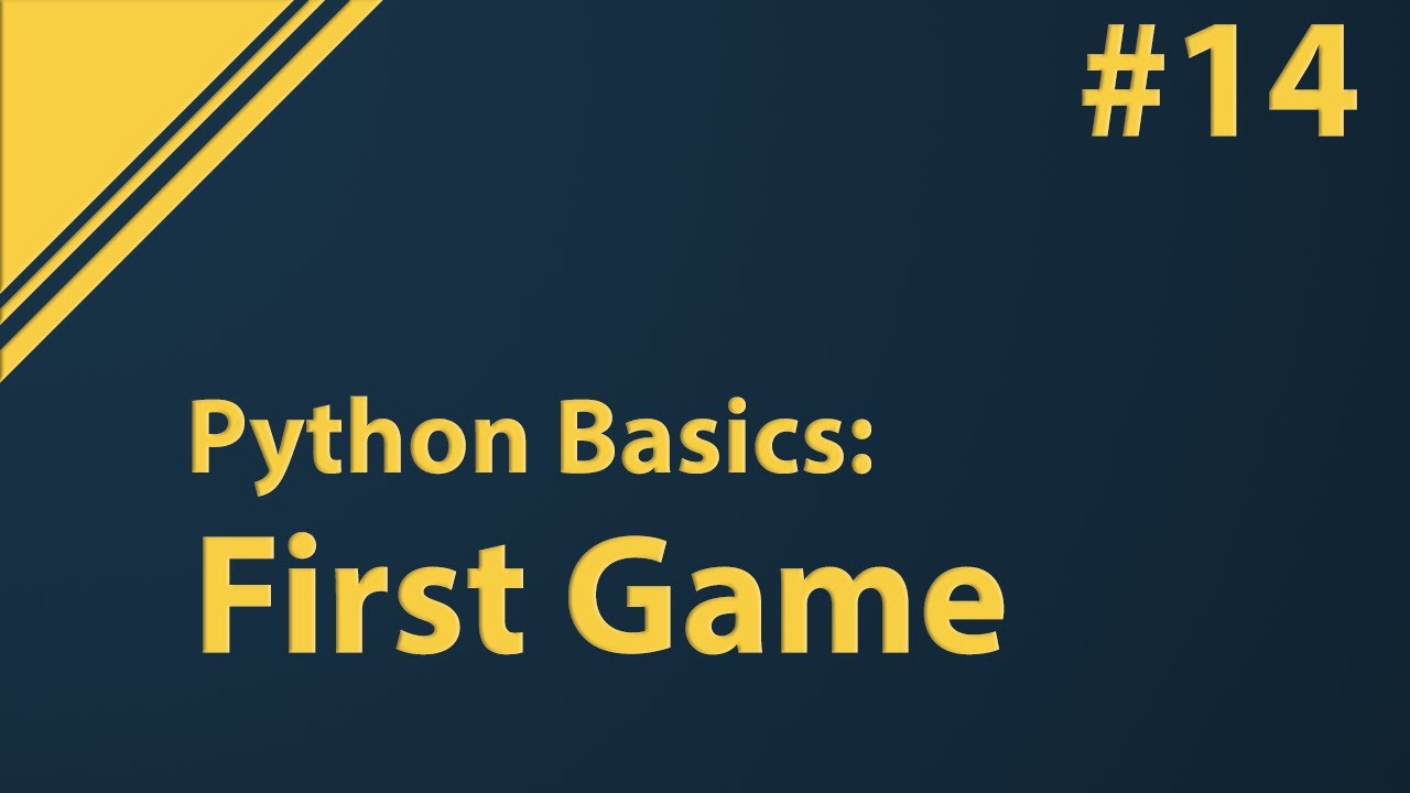 Python Tutorial How To Make A Simple Game Youtube
