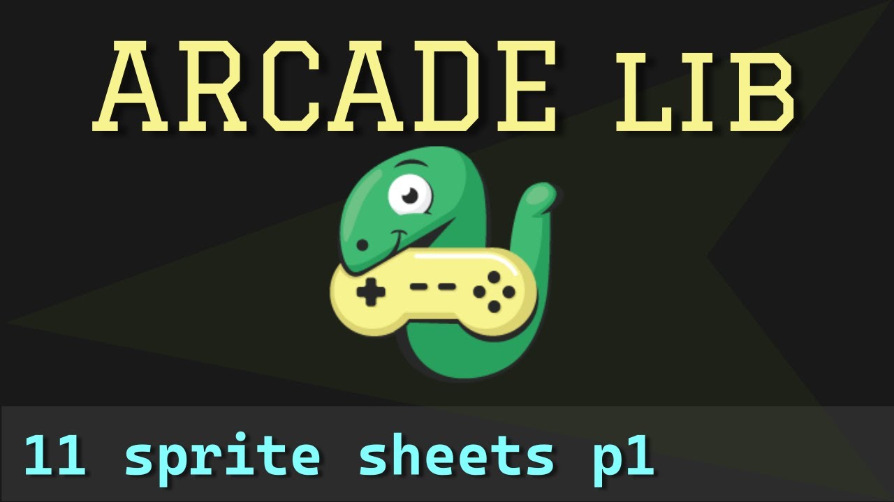 Python Arcade Library 11 Sprite Sheet Animations Part 1 Youtube