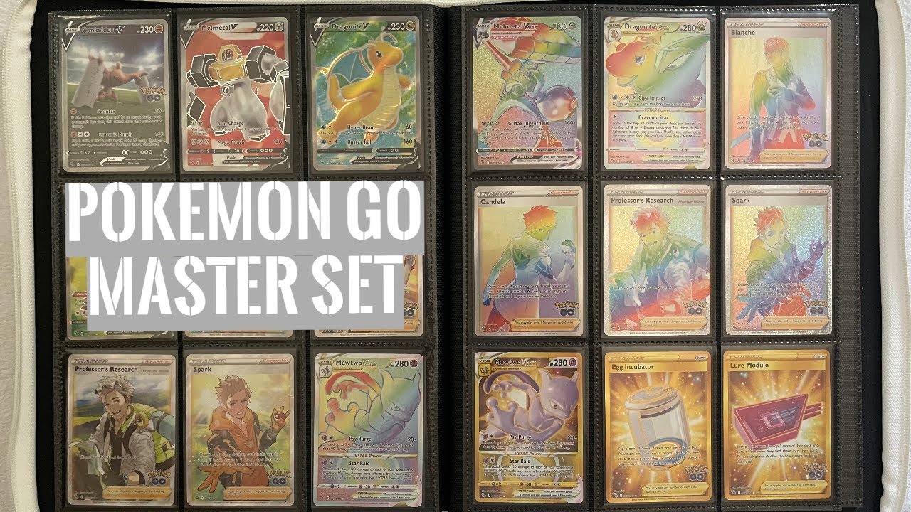 Pokemon Go Complete Master Set 148 Cards 5 Cut Promos Dragonite