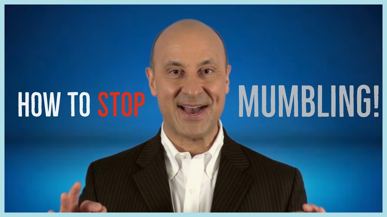 How To Stop Mumbling The Anti Mumbling Technique Youtube