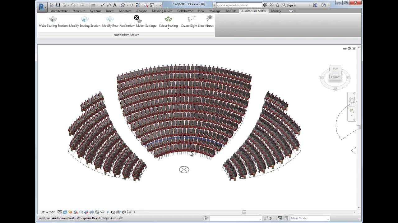 Auditorium Seating Revit Family At Ernest Reed Blog