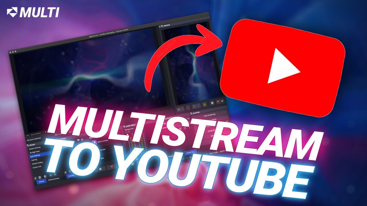 How To Multistream To Youtube Aitum Multi Youtube