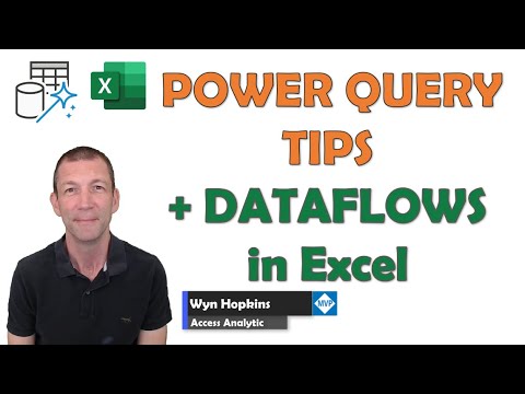 Power Query Tips Including Excel Dataflows Youtube