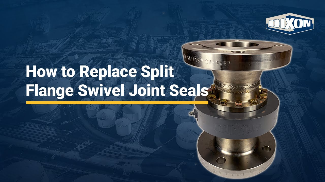 How To Replace Split Flange Swivel Joint Seals Youtube