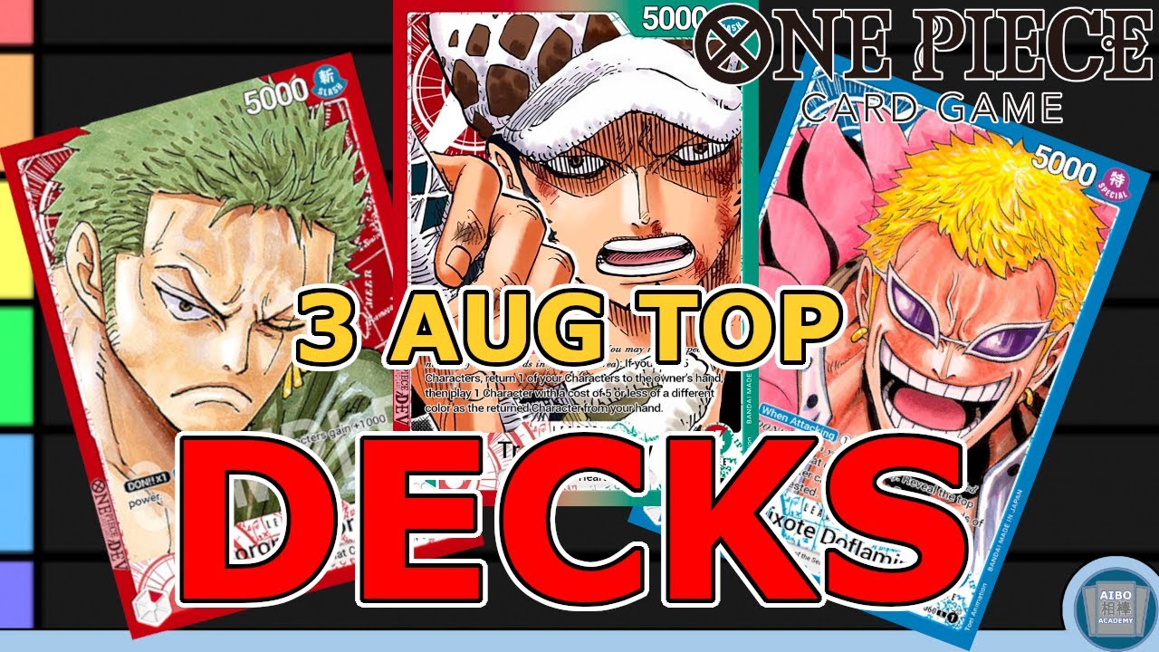 Decks From The Op 01 Metagame One Piece Card Game 43 Off