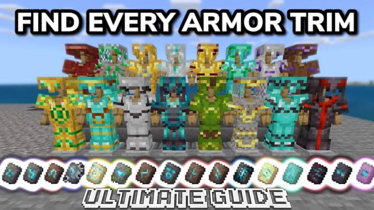 Ultimate Guide All 19 Armor Trims Their Locations In Minecraft 1 21