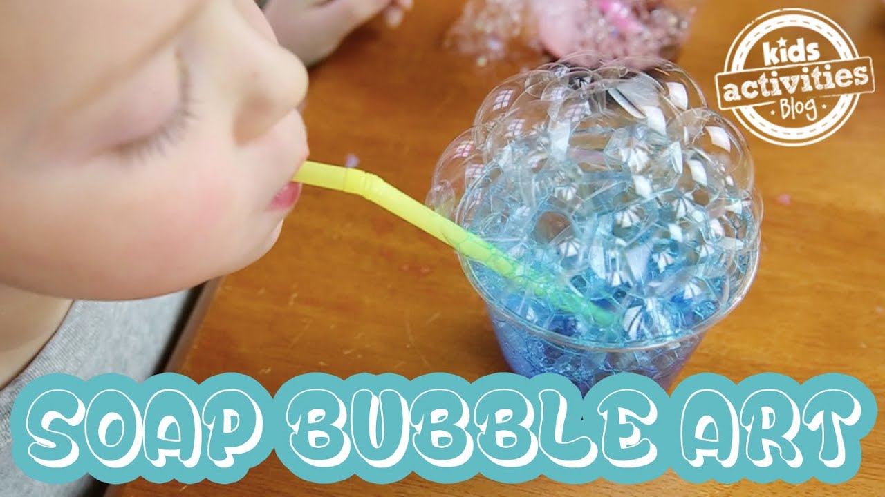Soap Bubble Art Youtube