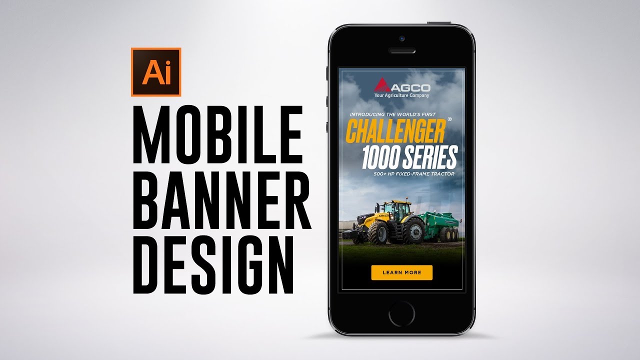 Making A Mobile Banner In Adobe Illustrator Ep 1 Youtube