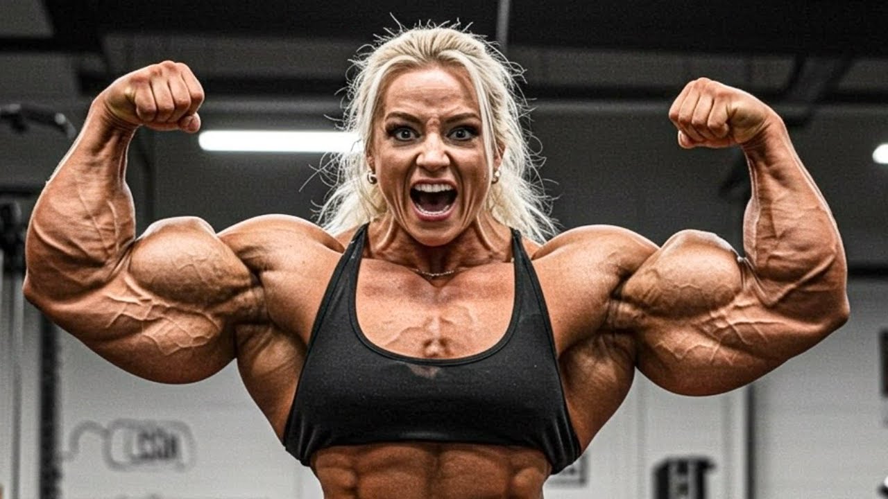 This 58 Year Old Female Bodybuilder Have Massive Steel Biceps Jeannie