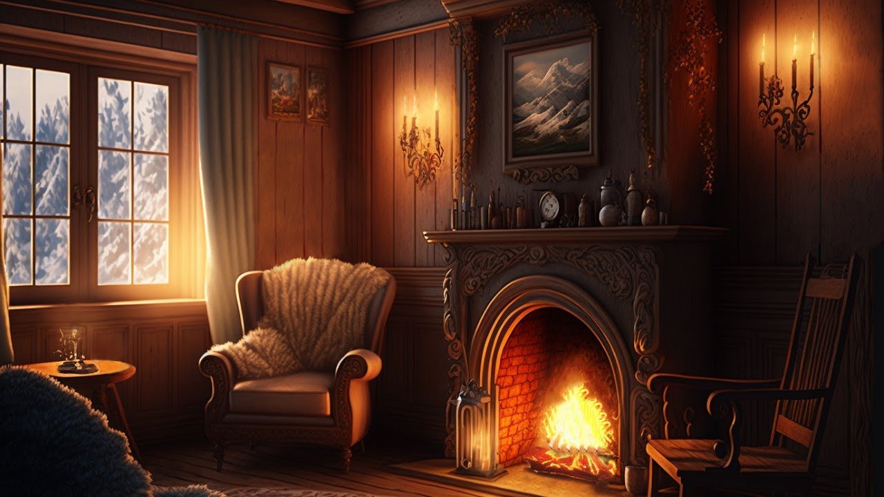 рџ ґ Fall Asleep Fast With Relaxing Fireplace Crackling Sounds Winter
