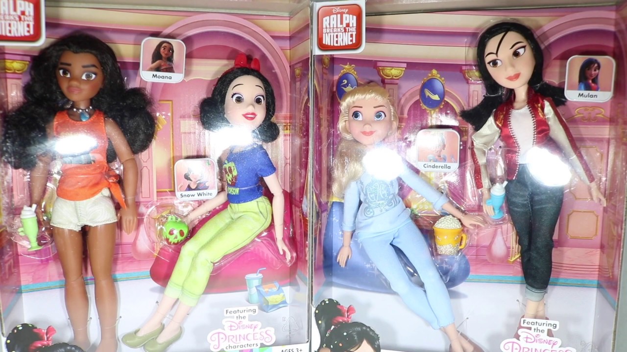 Hasbro Comfy Princesses Unboxing Moana Snow White Cinderella And