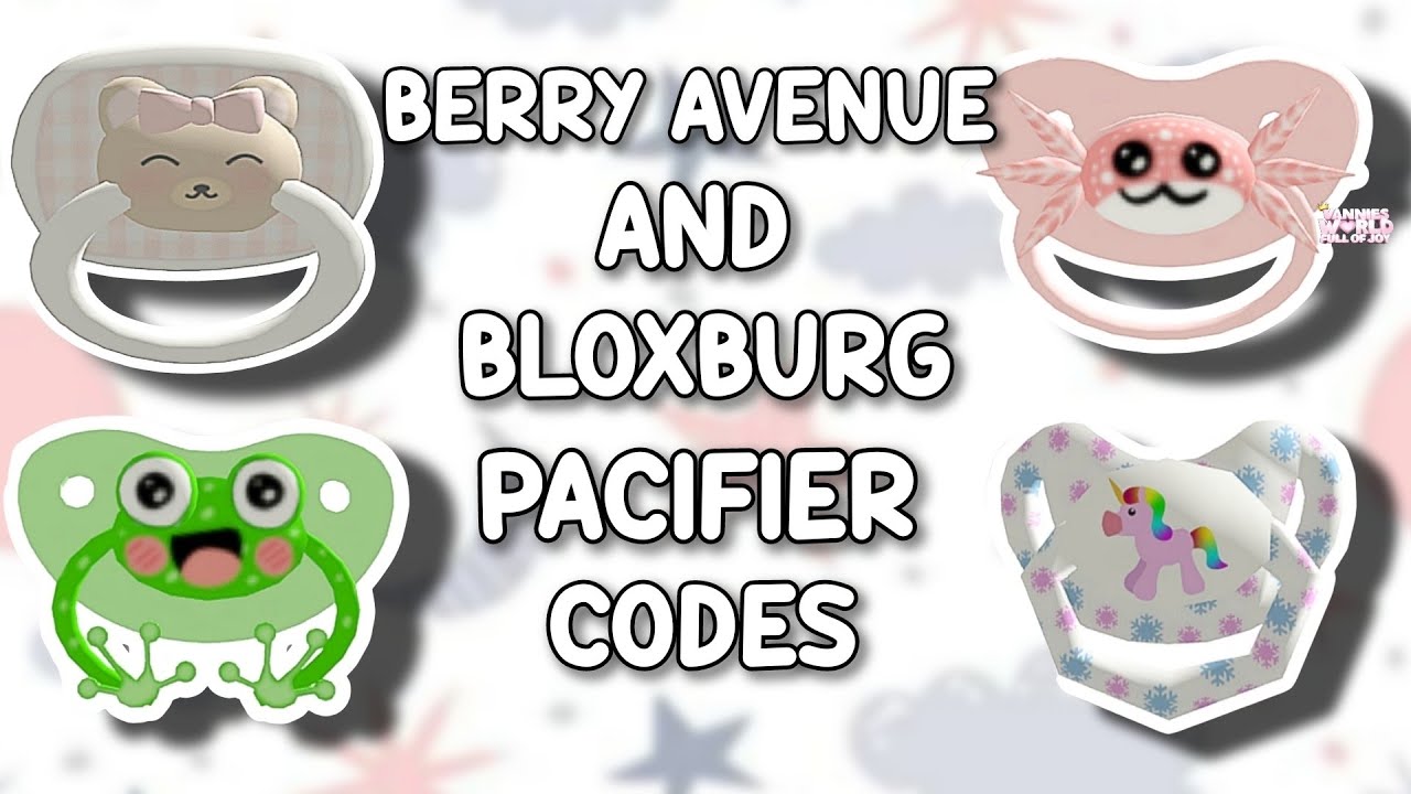 Berry Avenue Pacifier Active Codes July 2023