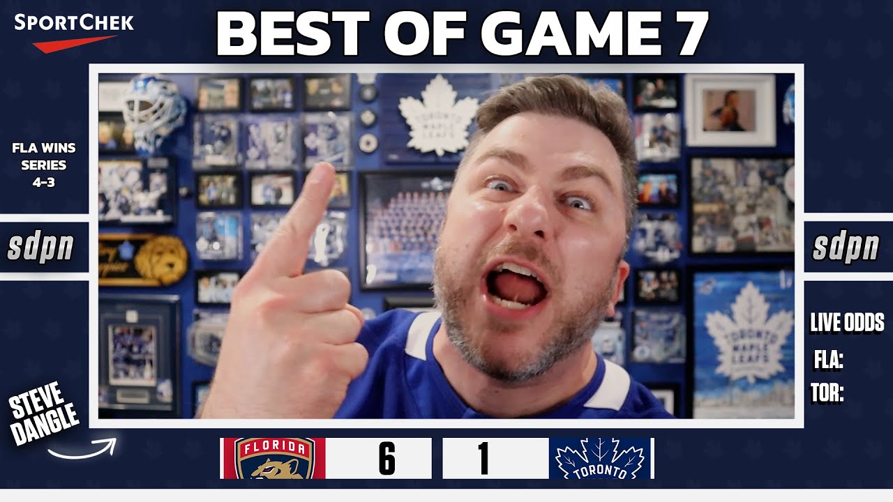Steve Dangle Loses It During Maple Leafs Game 7 Loss To Panthers Best