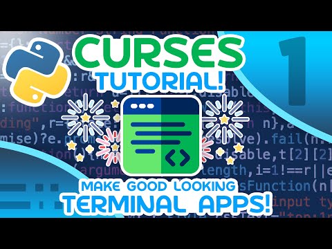 Python Curses Tutorial 1 Make Good Looking Terminal Apps Youtube