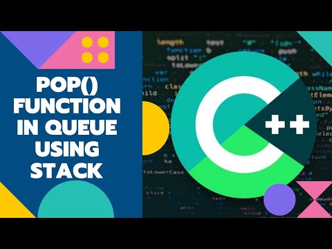 Pop Function In Queue Using Stack In C Shorts Programming