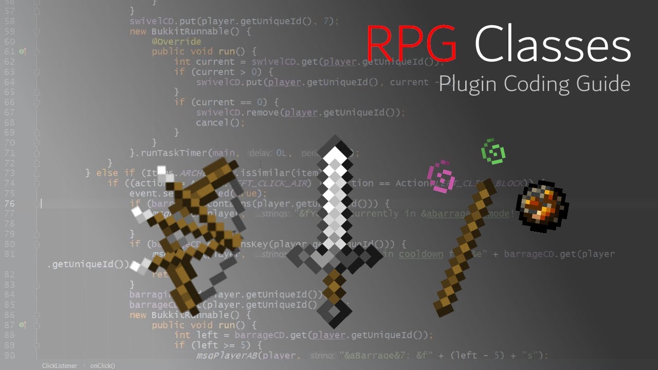 Rpg Classes Plugin Coding Guide Youtube