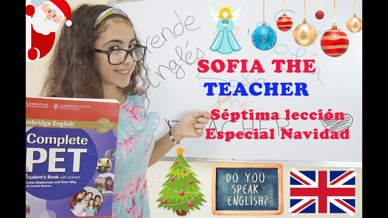 Como Aprender Ingles En Navidad Con Sofia Septima Leccion Youtube