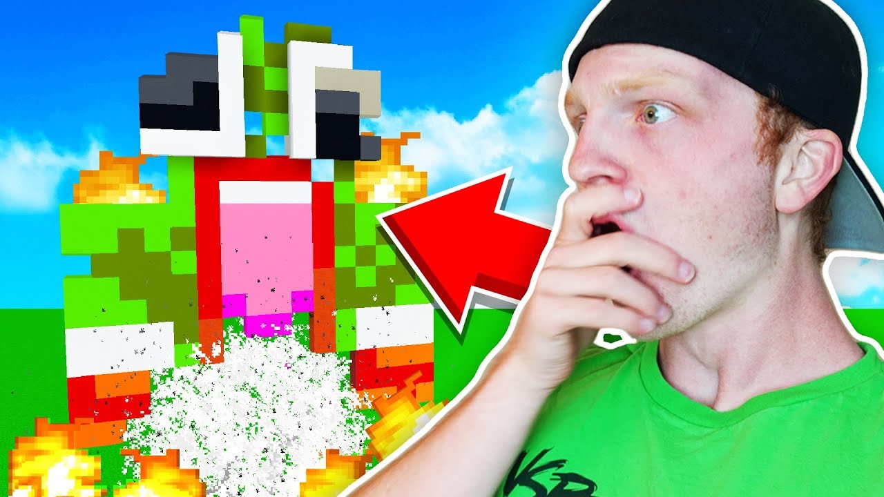 Breaking A Fans Minecraft World Youtube