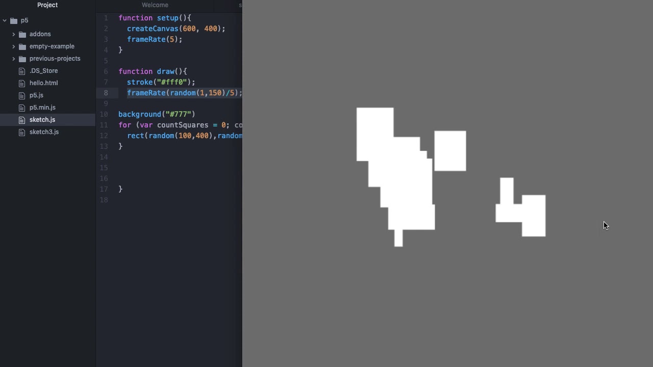 P5 Js Using Loops Youtube