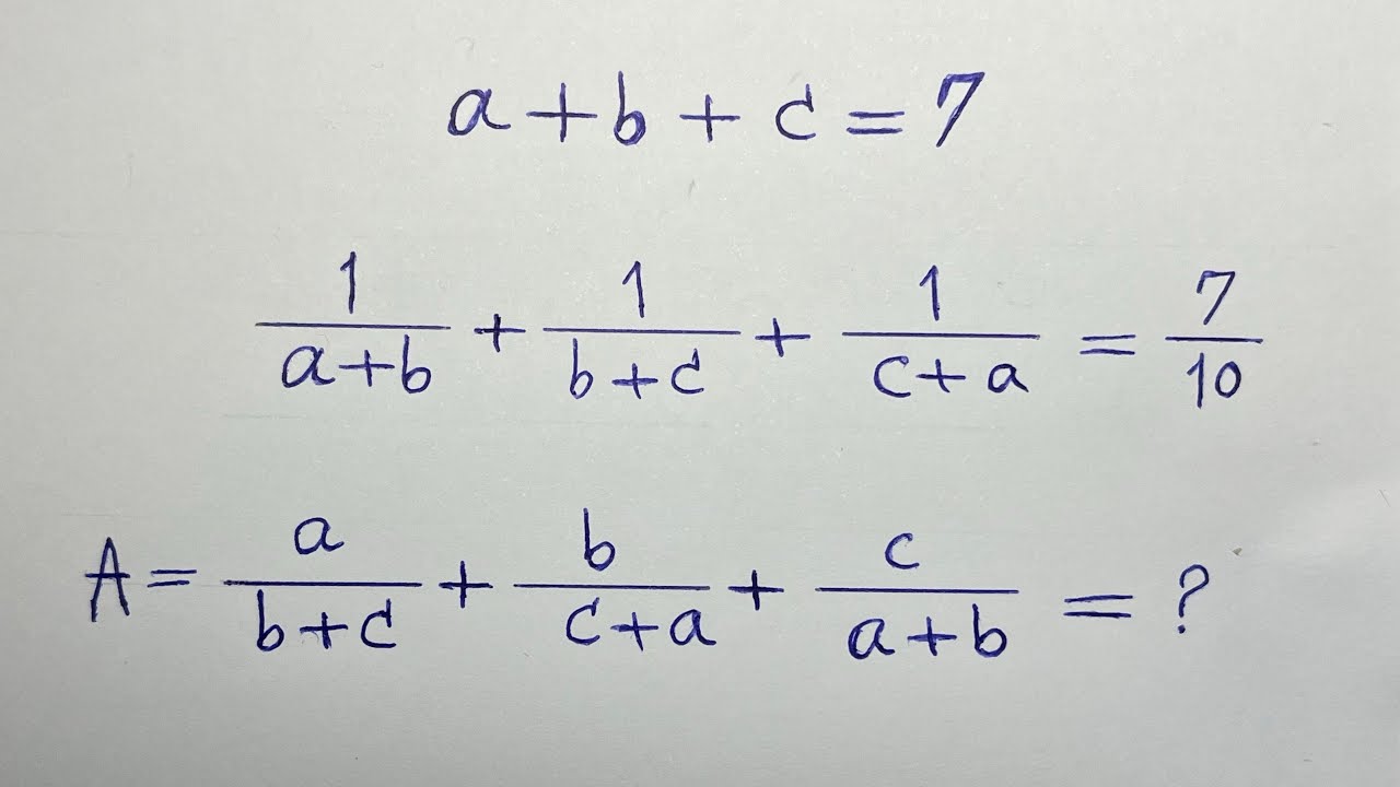 Russia Math Olympiad Problem Youtube
