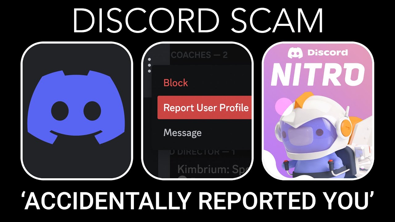 Discord Scam Accidentally Reported You 2024 Youtube