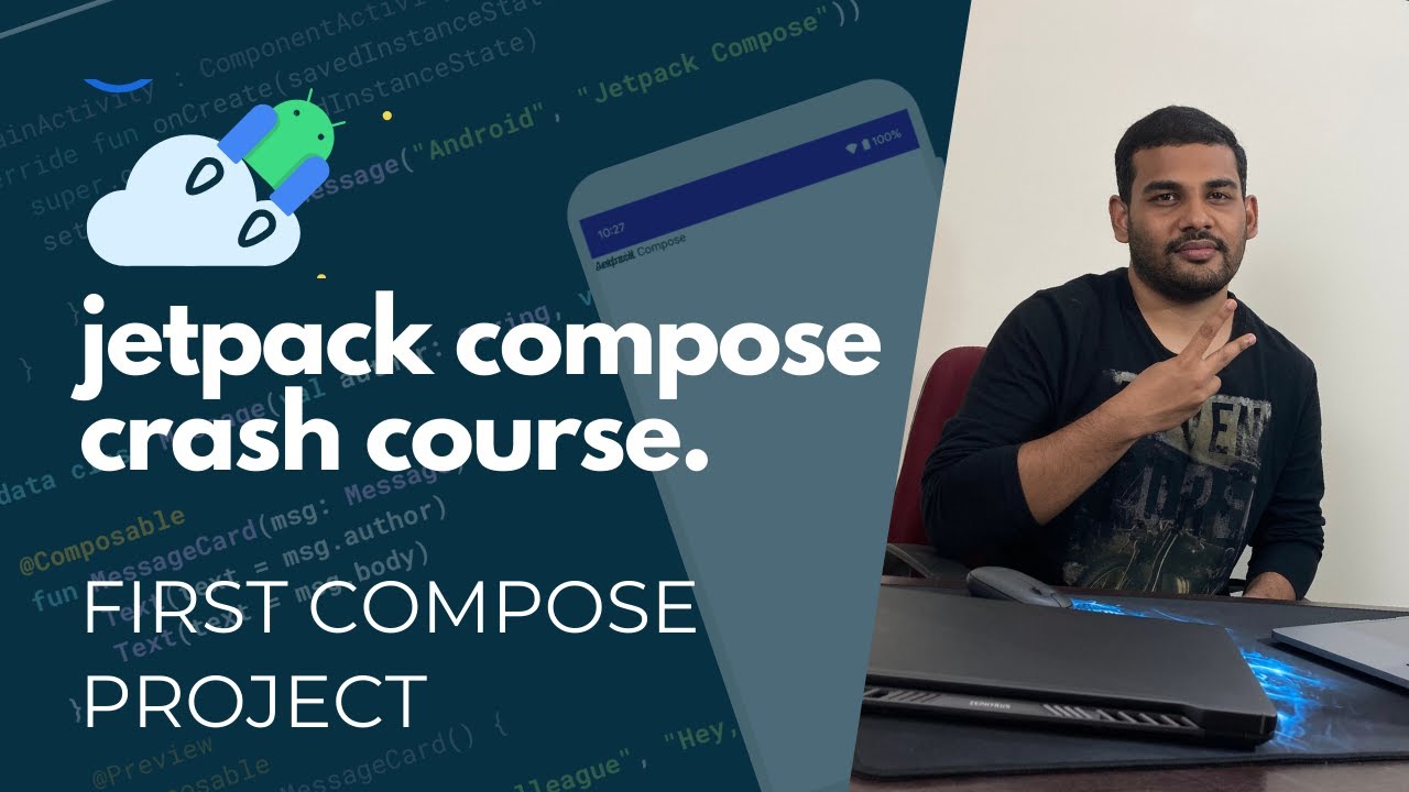 Jetpack Compose Crash Course 2 First Compose Project Youtube