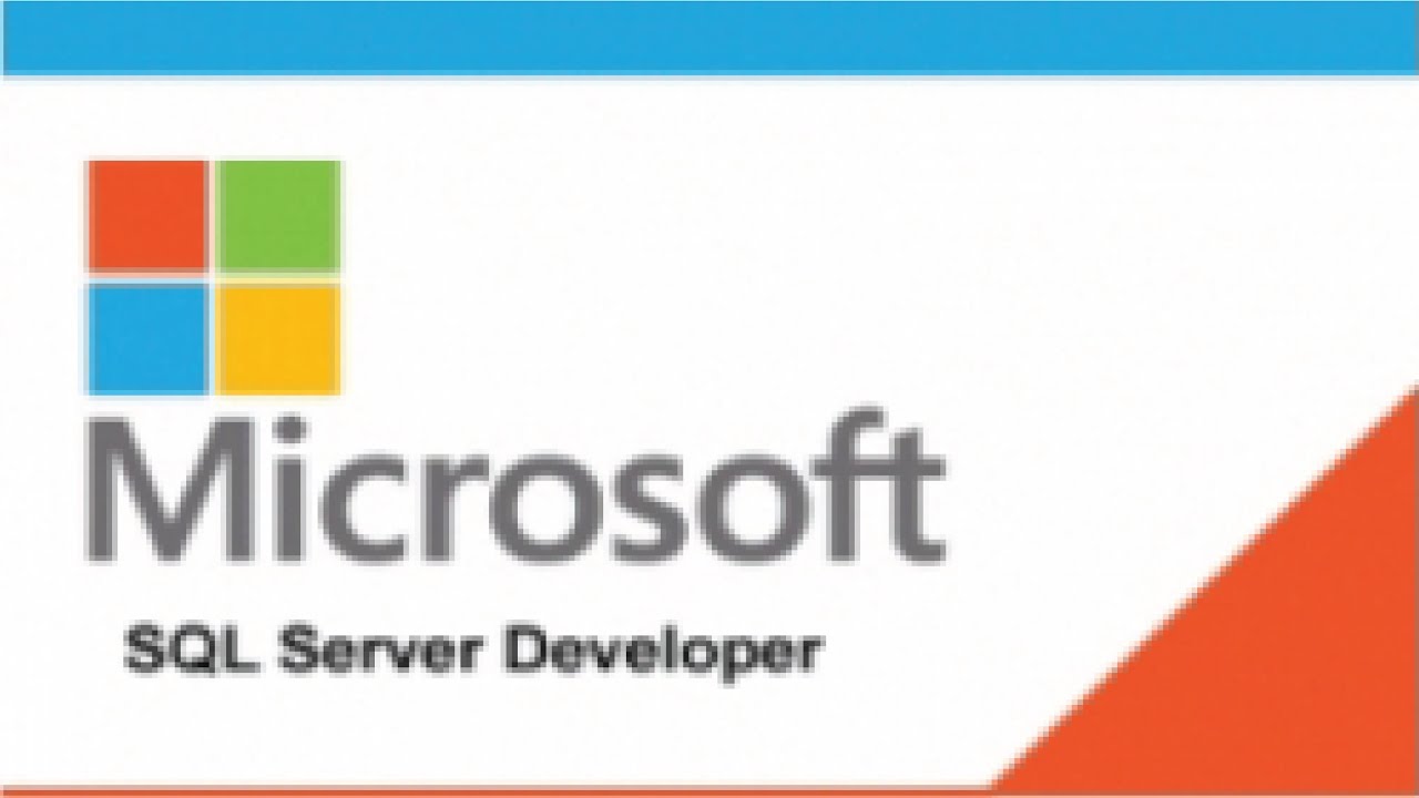 Microsoft Sql Server Developer Youtube